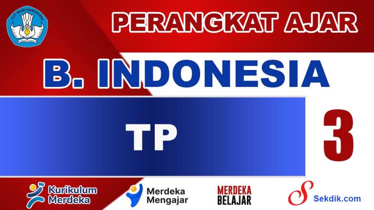 TP Bahasa Indonesia Kelas 3 SD/MI | Sekdik.com